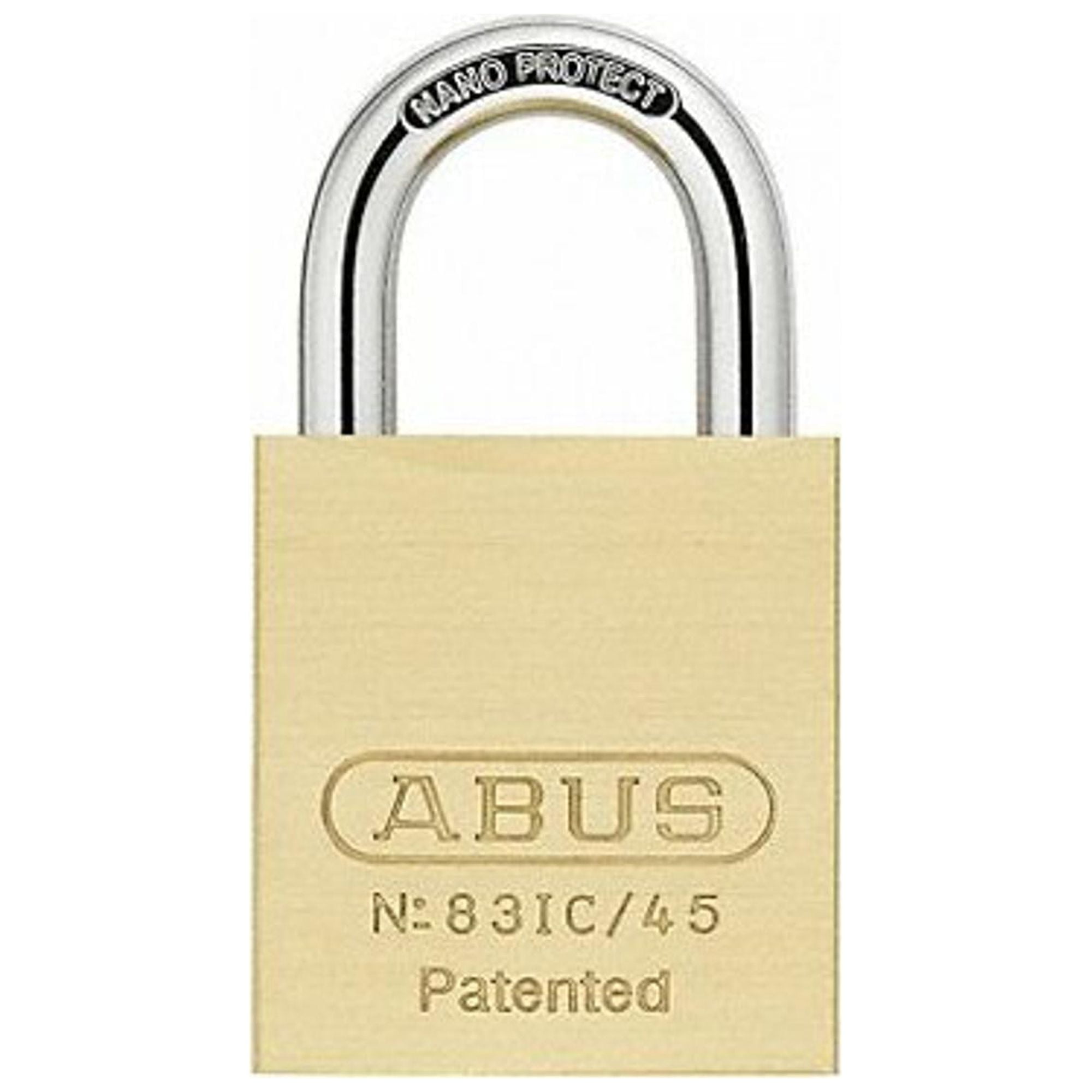 Abus Keyed Padlock, 15/16 in,Rectangle,Yellow 83IC/45 - Walmart.com