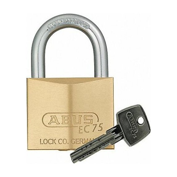 Abus Keyed Padlock, 5/8 in,Square,Gold 75/30 KA - Walmart.com