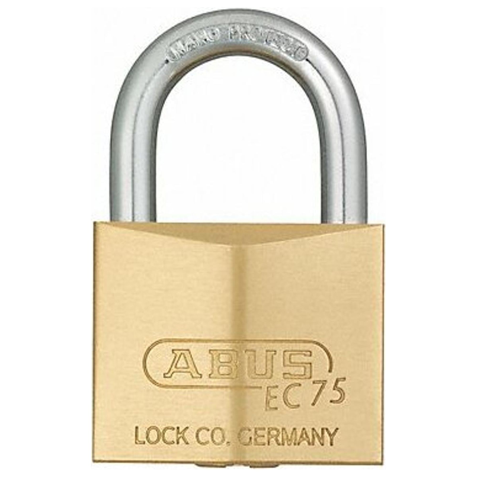 Abus Keyed Padlock, 55/64 in,Square,Gold 75/40 KA - Walmart.com