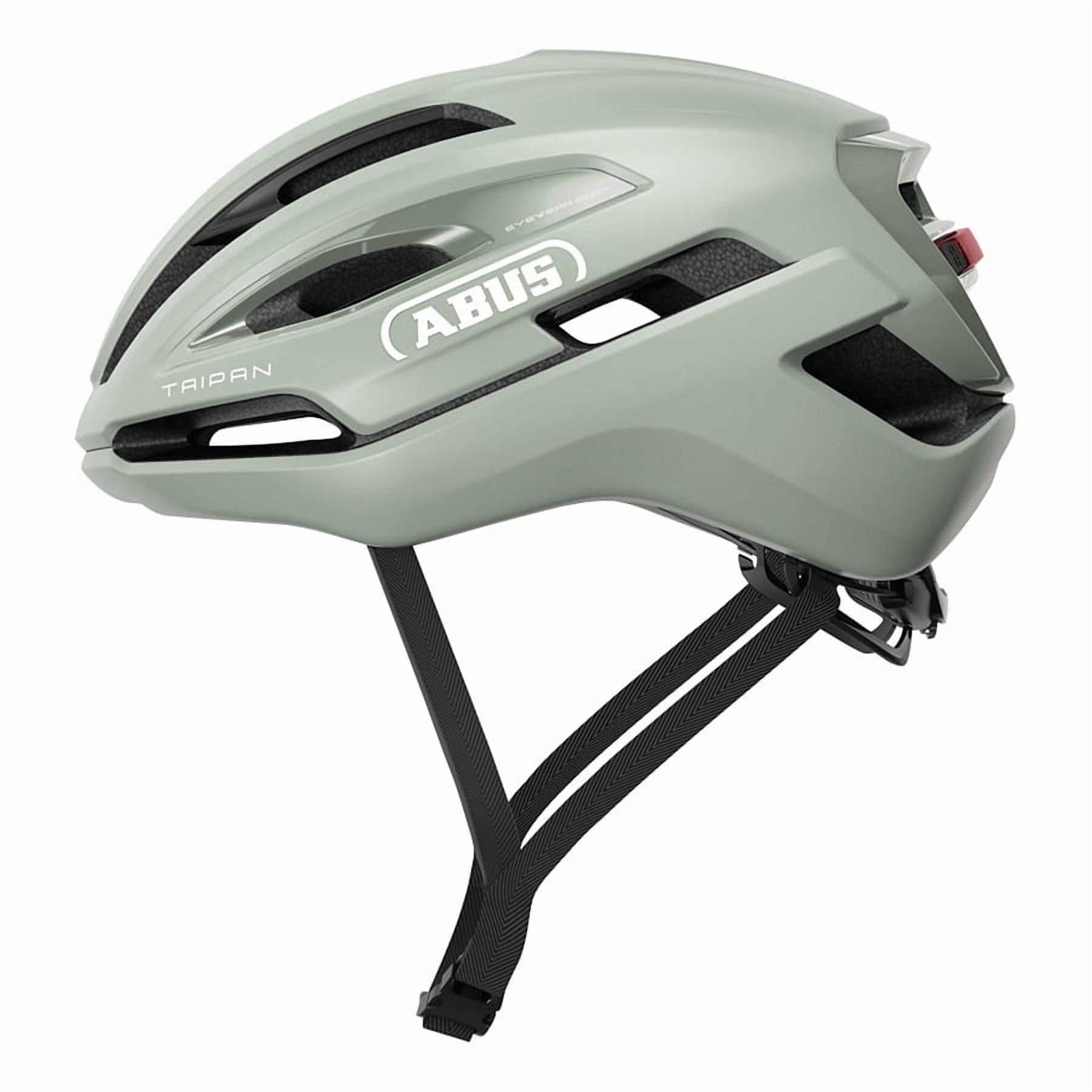 Abus Taipan LED Helmet M 54 - 58cm, Frosted Green - Walmart.com