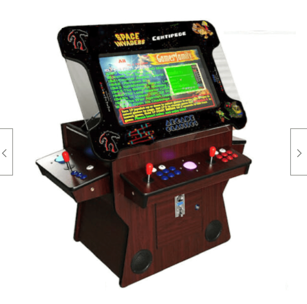 Abvideo arcades Cocktail Arcade Machine 3505 Tilt Up Wood Retro ...