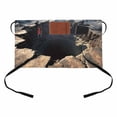 Abyss Crater Kitchen Restaurant Half Waist Apron, Ground Fissure Earth ...