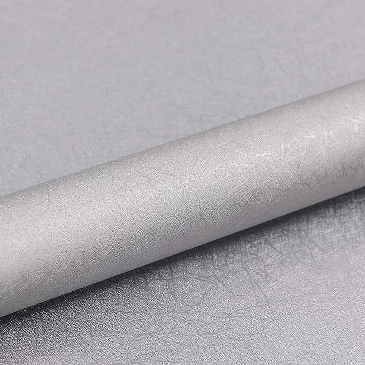 Abyssaly Silver Gray Peel & Stick Wallpaper 15.7"x196.8" - Self ...