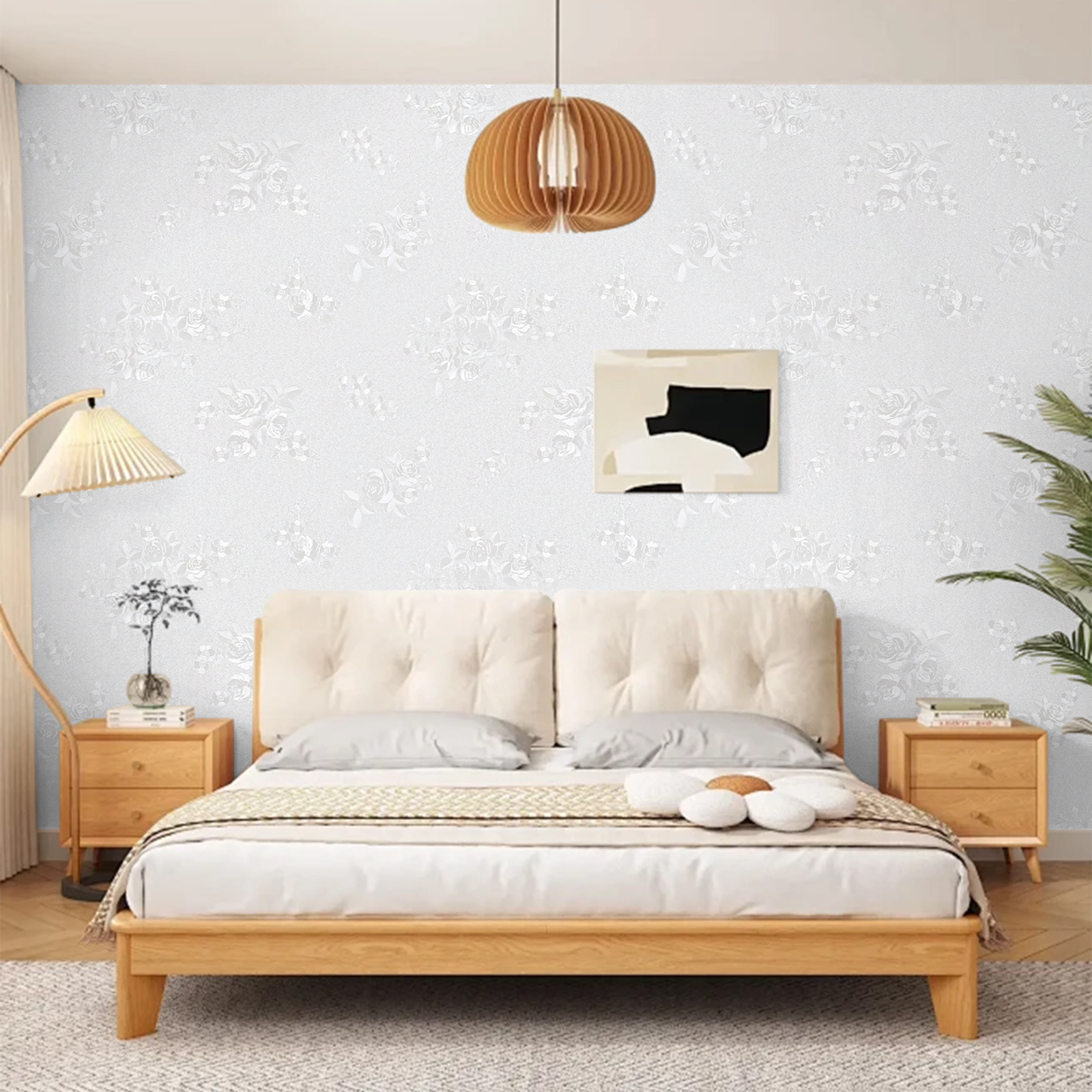 Abyssaly Natural Wood Wallpaper Peel and Stick Wood Plank Wallpaper 17. ...