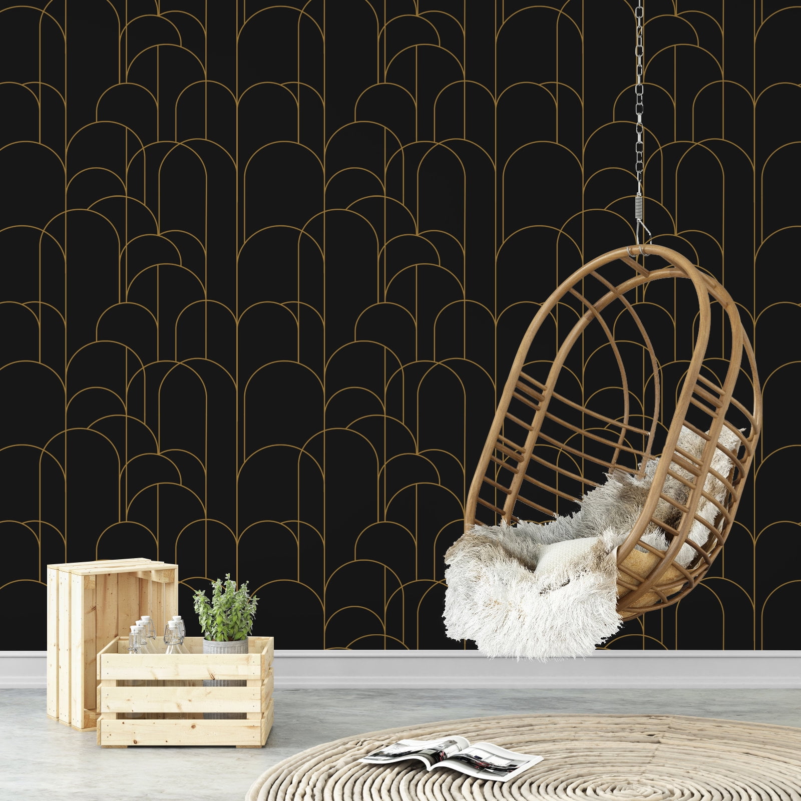 Abyssaly 17.7" x 511.8" Peel and Stick Wallpaper Self Adhesive ...