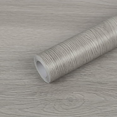 CHIHUT Grey Wood Plank Contact Paper Peel and Stick Shiplap Wallpaper for Bedroom Walls 17.7 ...