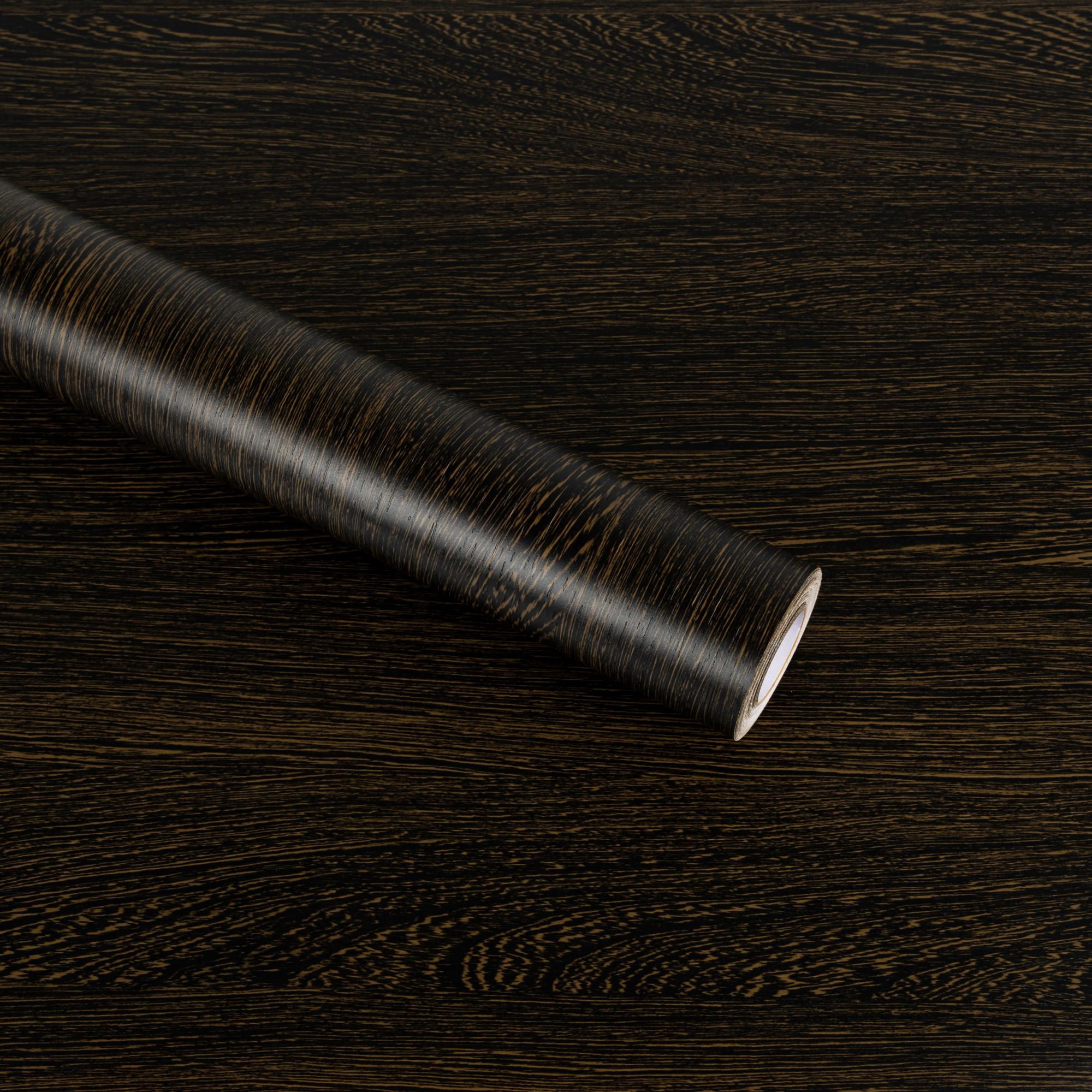 Abyssaly Smoked Oak Woodgrain Peel and Stick Wallpaper Self-adhesive ...