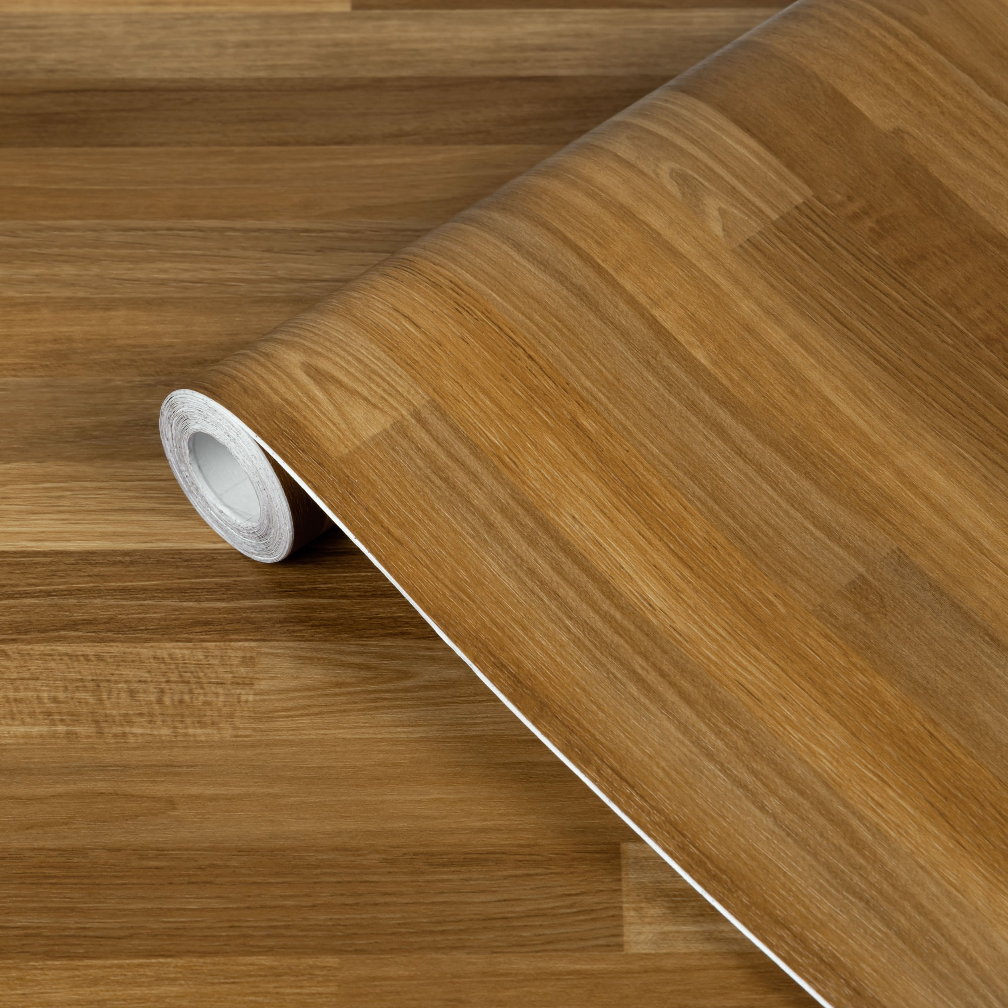 Abyssaly 17.7" x 118" Wood Peel and Stick Wallpaper Brown Grain ...