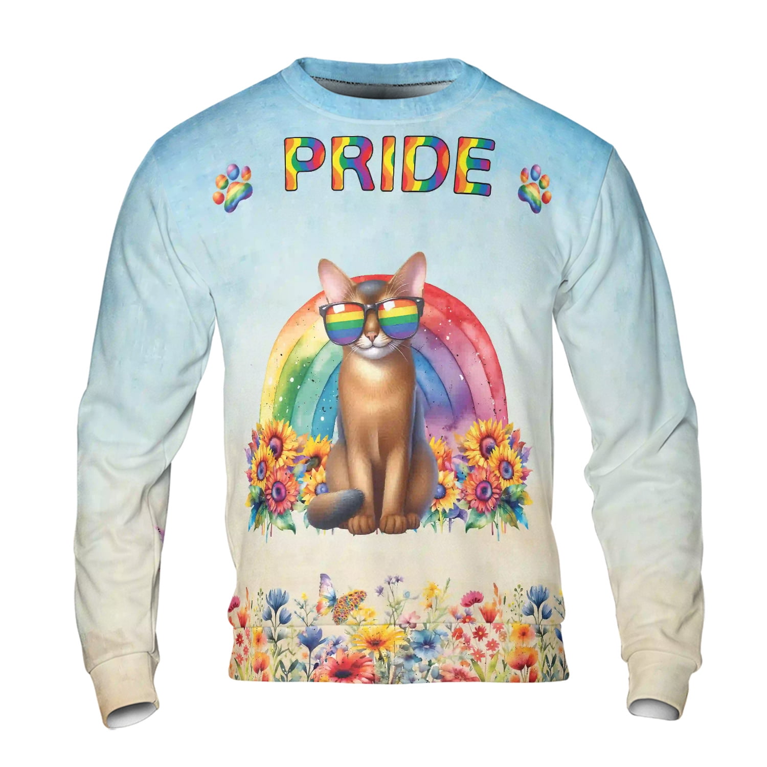 Abyssinian Celebrates Rainbow Pride Month LGBT LGBTQ+ All Over Print 3D ...