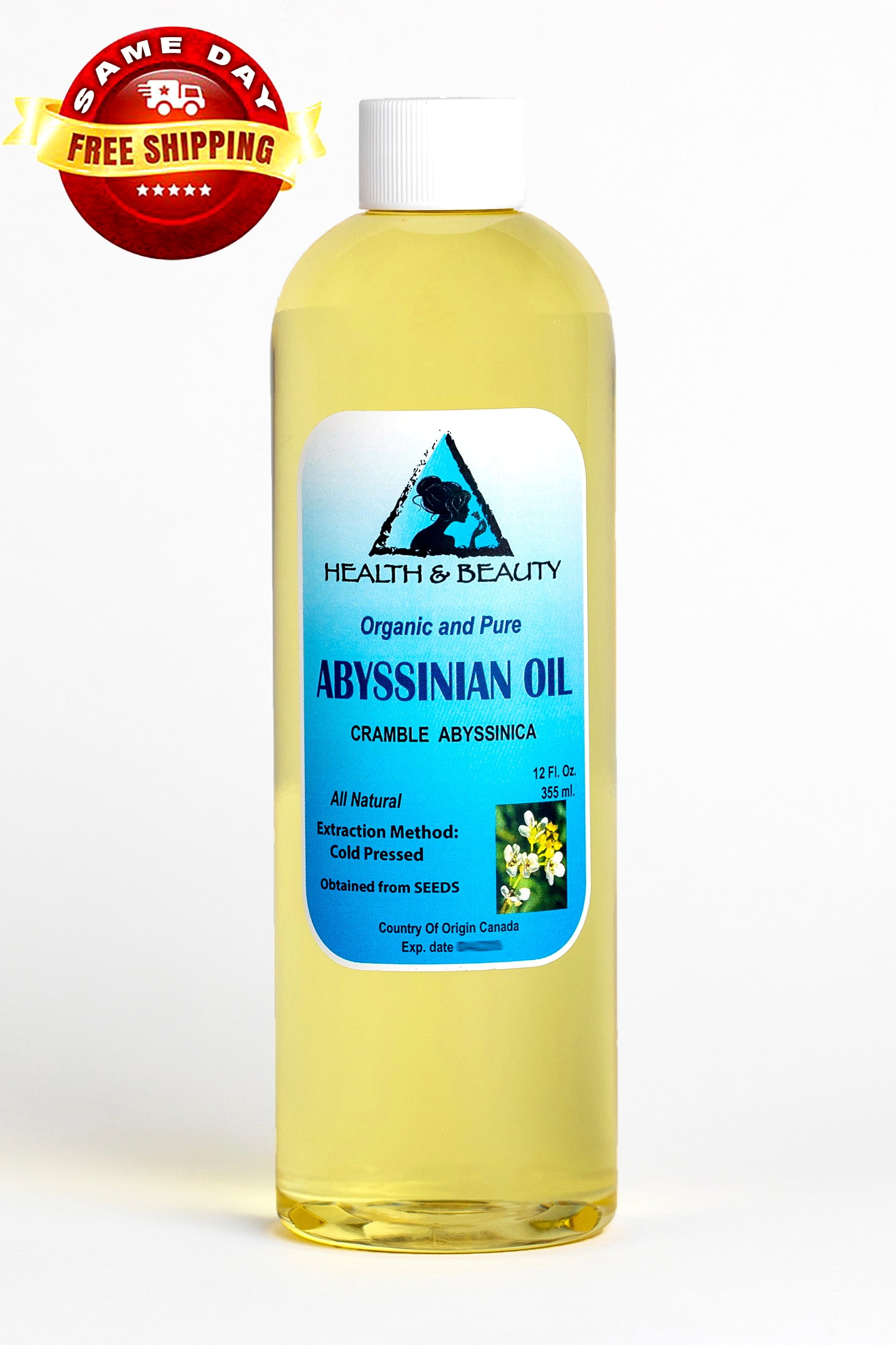 Abyssinian / Crambe Seed Oil Organic Carrier Cold Pressed Fresh 100% ...