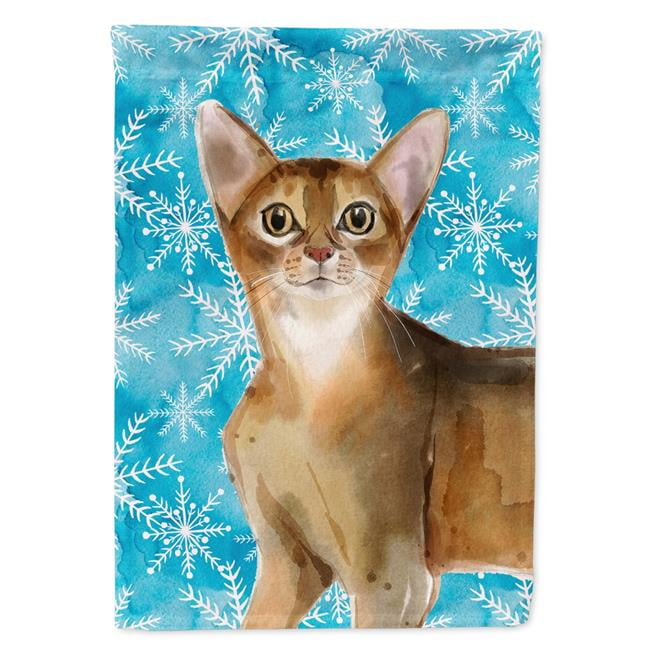 Abyssinian Winter Snowflake Garden Size Flag - Walmart.com