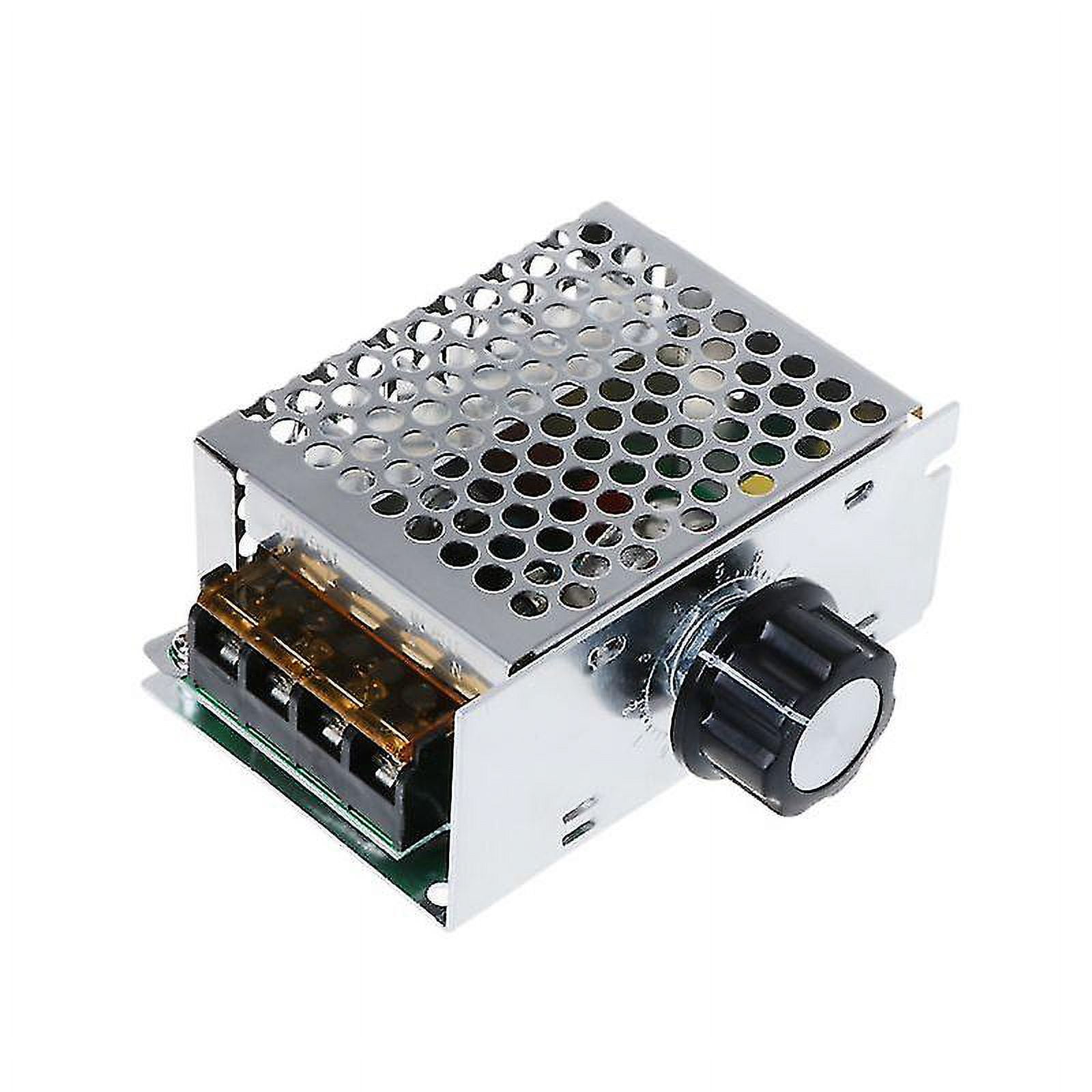 Ac 220v 4000w High Power Scr Speed Controller Electronic Voltage Regulator Gover - Walmart.com