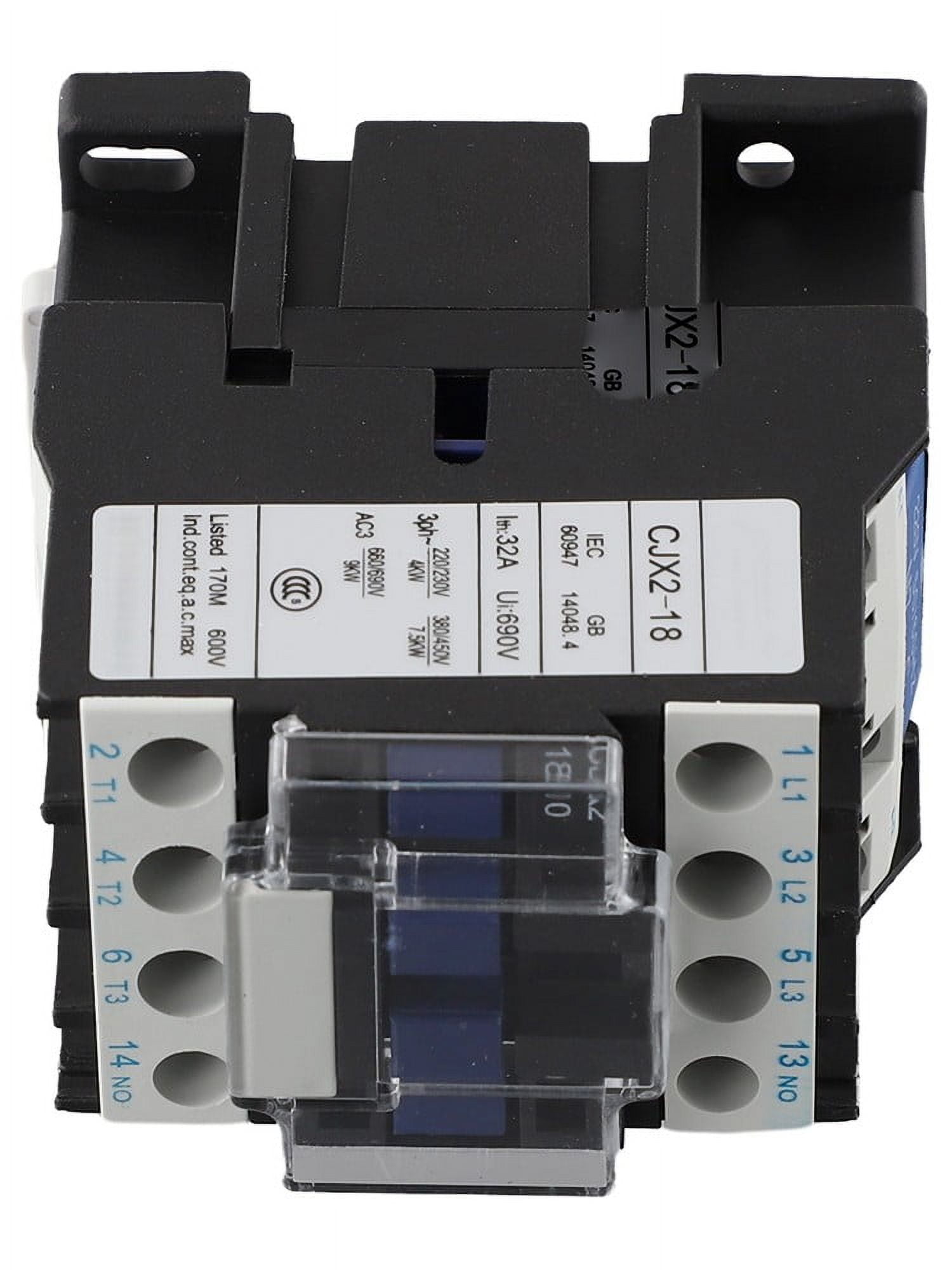 Ac 240V Contactor Ac Coil 32A (Ith) 3-Phase 1No Motor Starter Relay ...