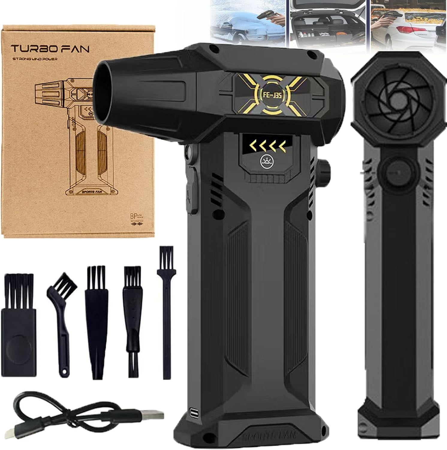 Ac-27 Air Duster, Ac-27 Turbo Fan, Compressed Air Duster-150,000 RPM ...