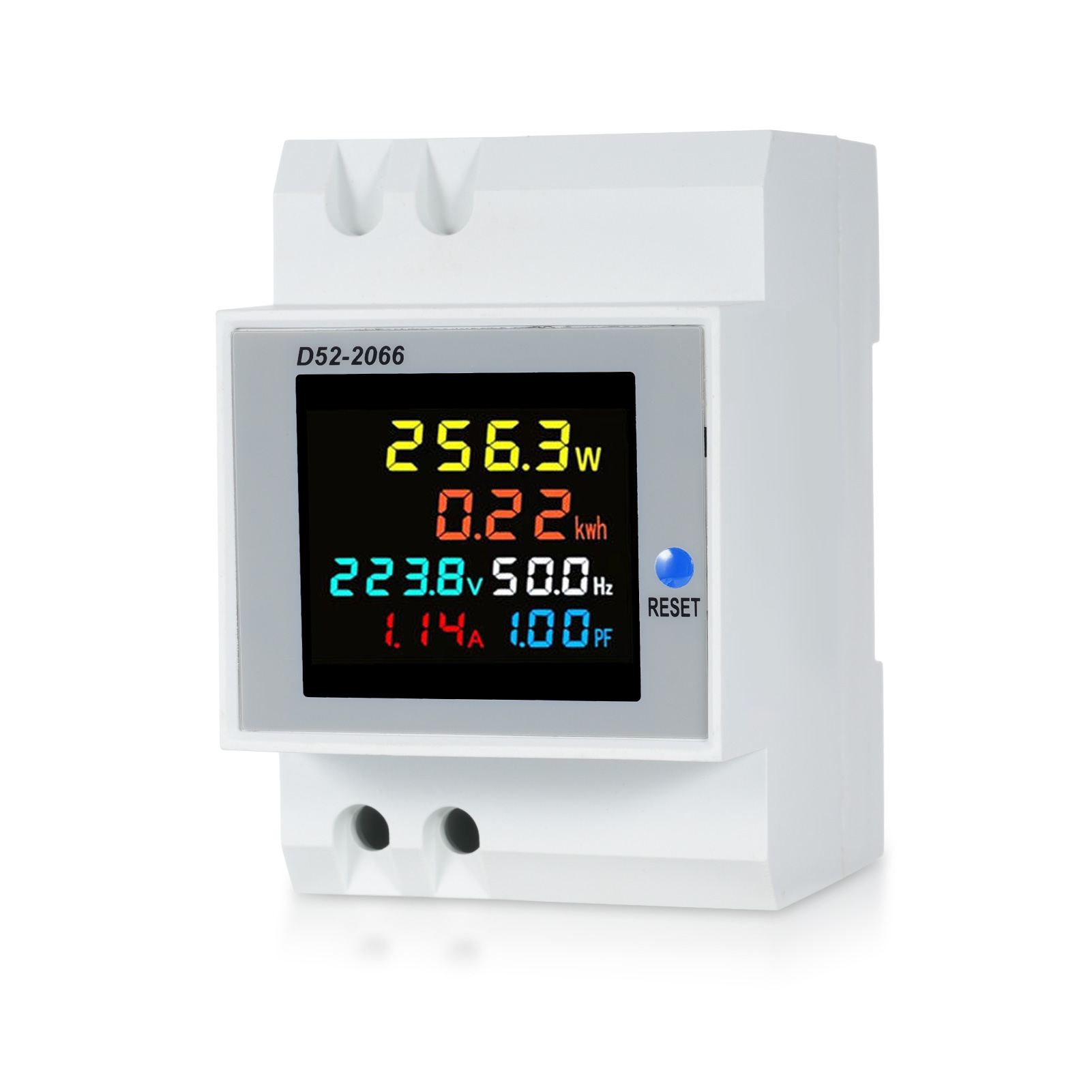 Ac 6 In 1 Digital Single Phase Energy Meter Tester Din Rail AC Monitor ...