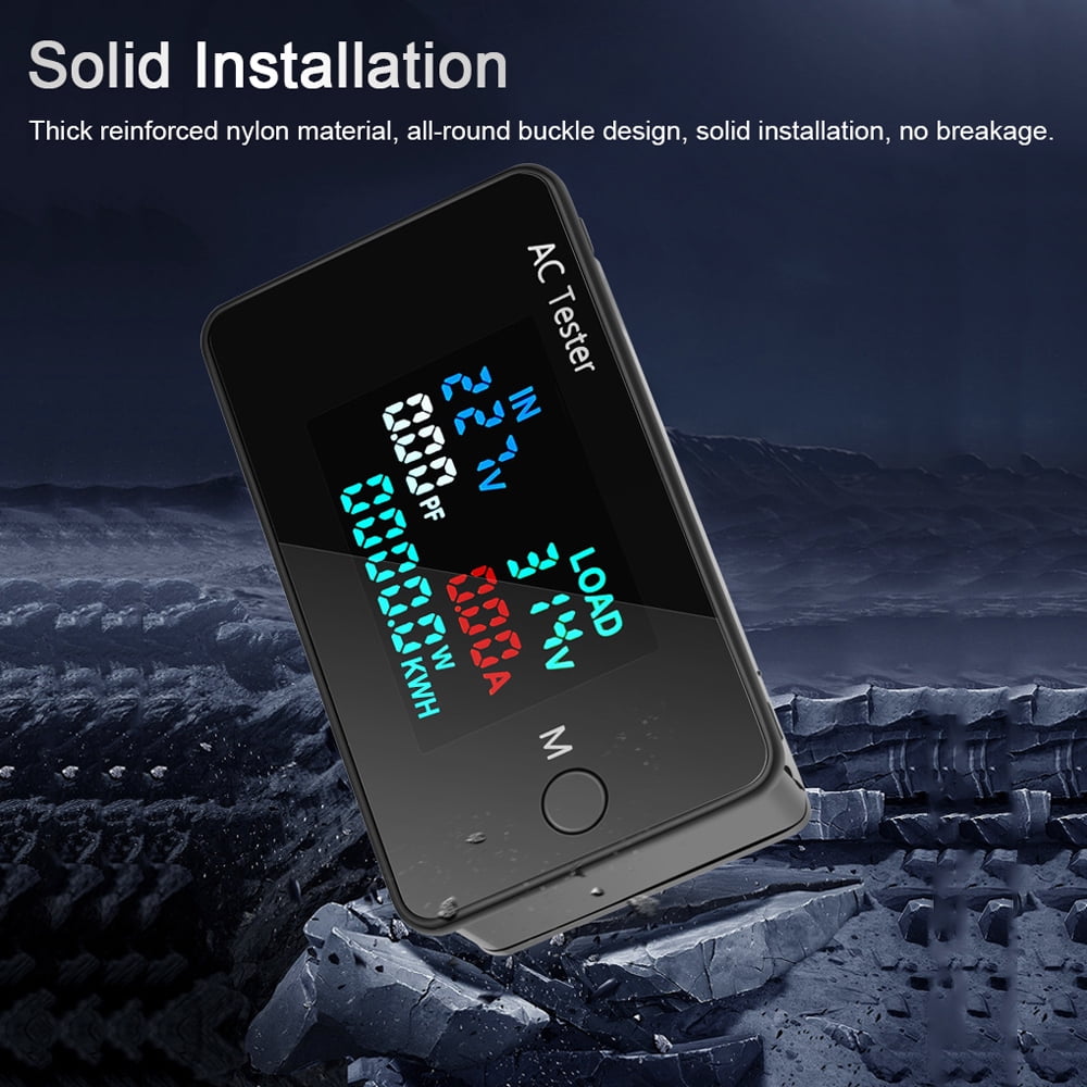 Ac AC Dual Voltage Digital Tester 0-500V Voltmeter 0-100A Ammeter ...