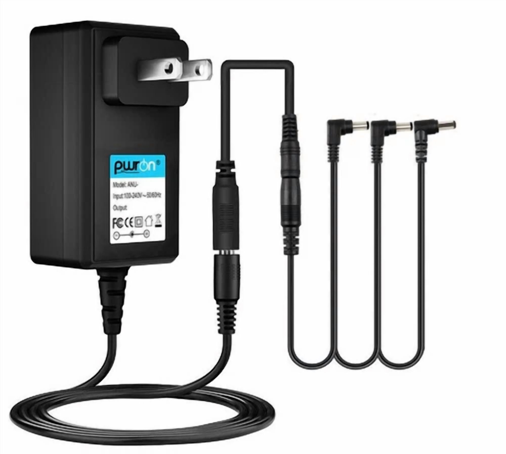 Ac Adapter Charger For Guitar Pedal & 3 Way Daisy Chain Cable Boss Psa ...