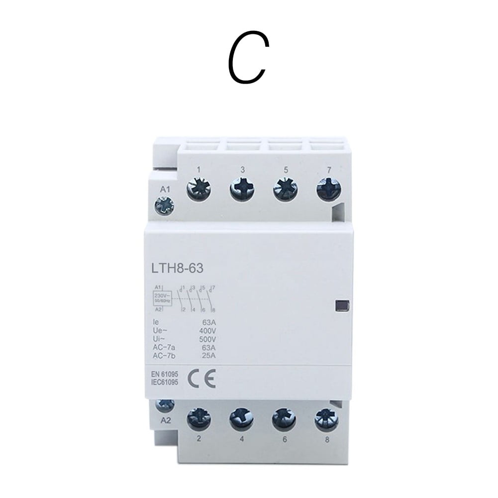 Ac Contactor V Ac 3 Phases 4 Conductors (2No+2Nc),3 Type Current ...