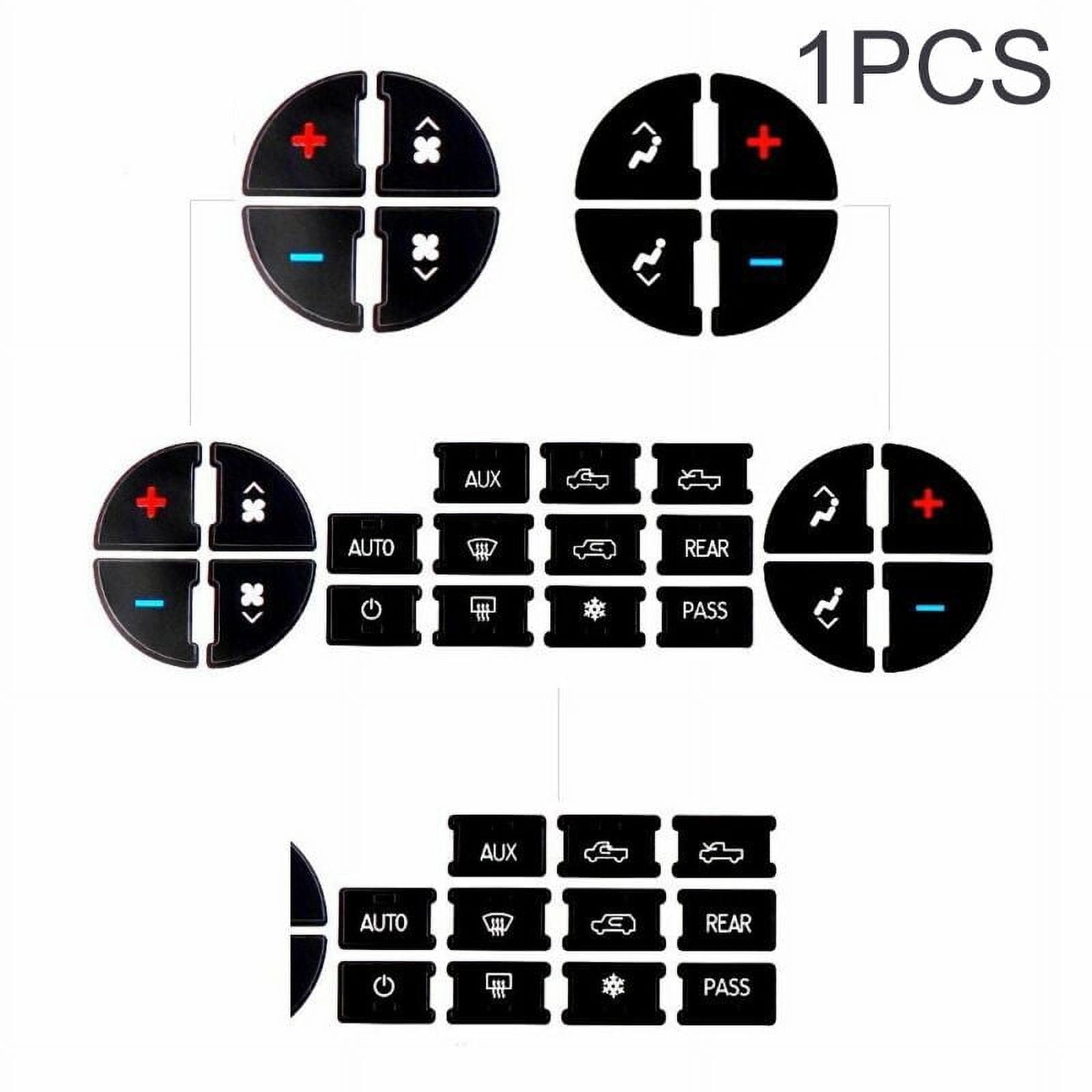 Ac Dash Button Repair Kit Decal Stickers Replacement for Chevrolet Gmc ...