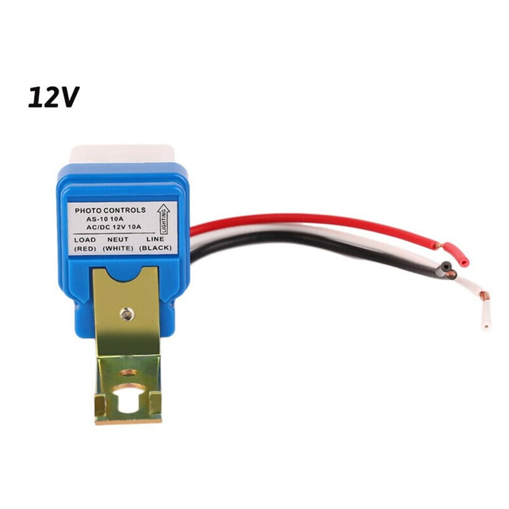 Ac Dc 12V 24V 220V 10A Auto On Off Photocell Street Light Sensor Switch ...