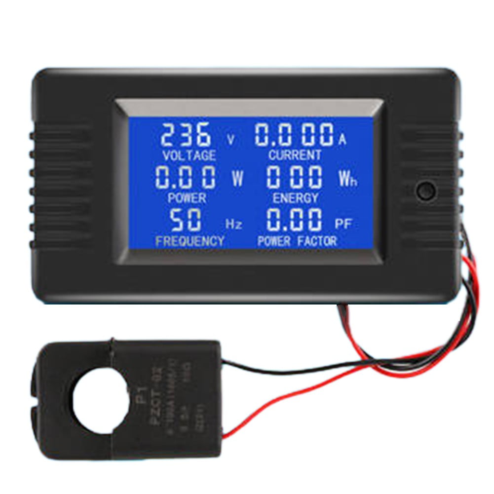 AC Digital Display Multifunctional Power Detector with Voltage, Current ...