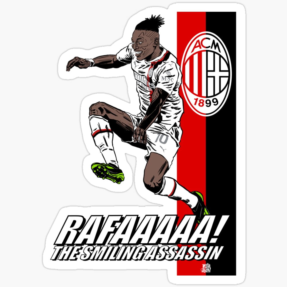 Ac Milan Rafael Leao Sticker Phone Decal Water Bottle Stickers Car ...