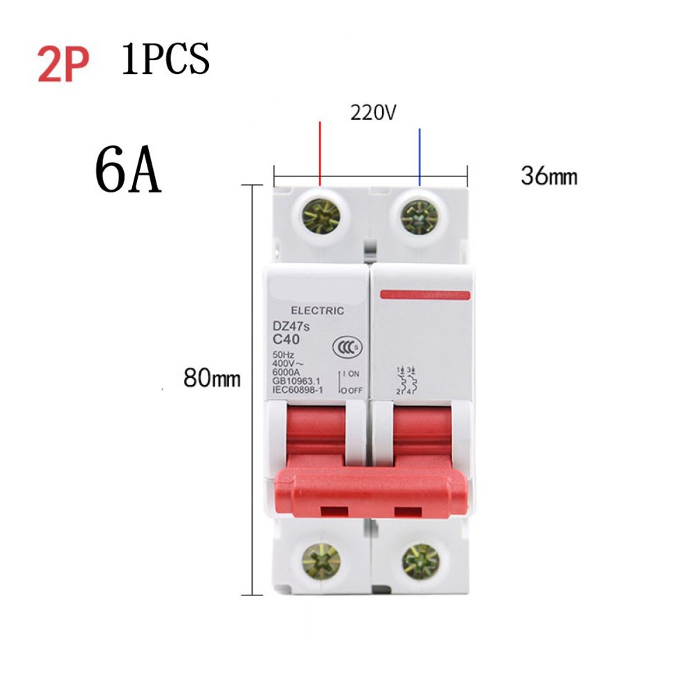 AC Miniature Circuit Breaker 2P Circuit Breaker Solar AC Disconnector ...