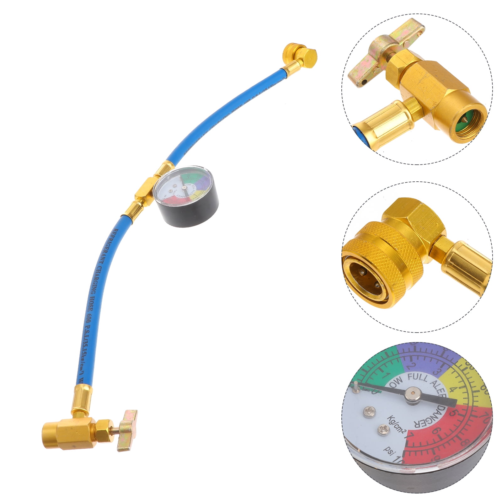 Ac Recharge Hose With Gauge， Car Refrigerant Recharge, Home Air ...