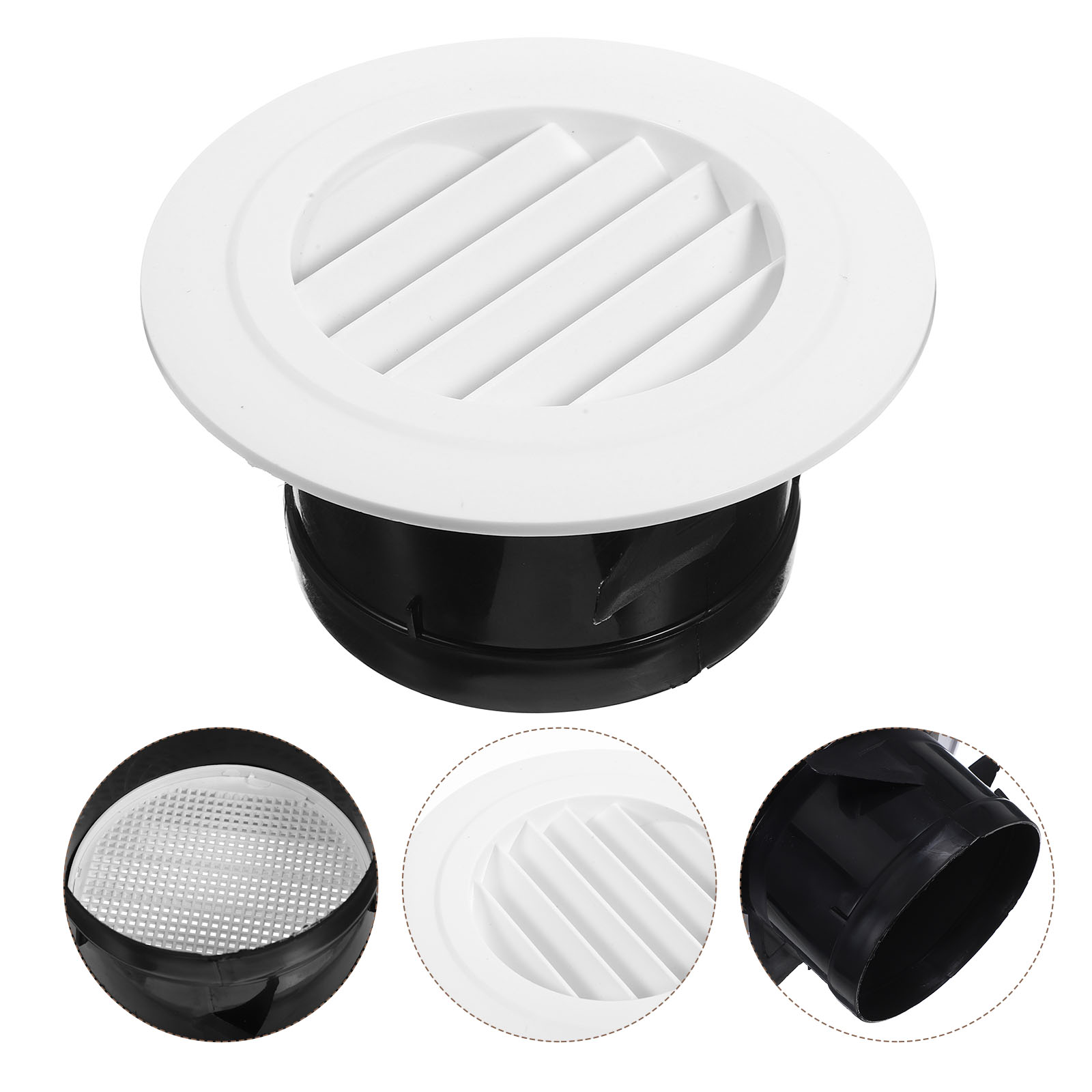 Amosfun Round Vent Cover for Home ABS Material Efficient Ventilation ...