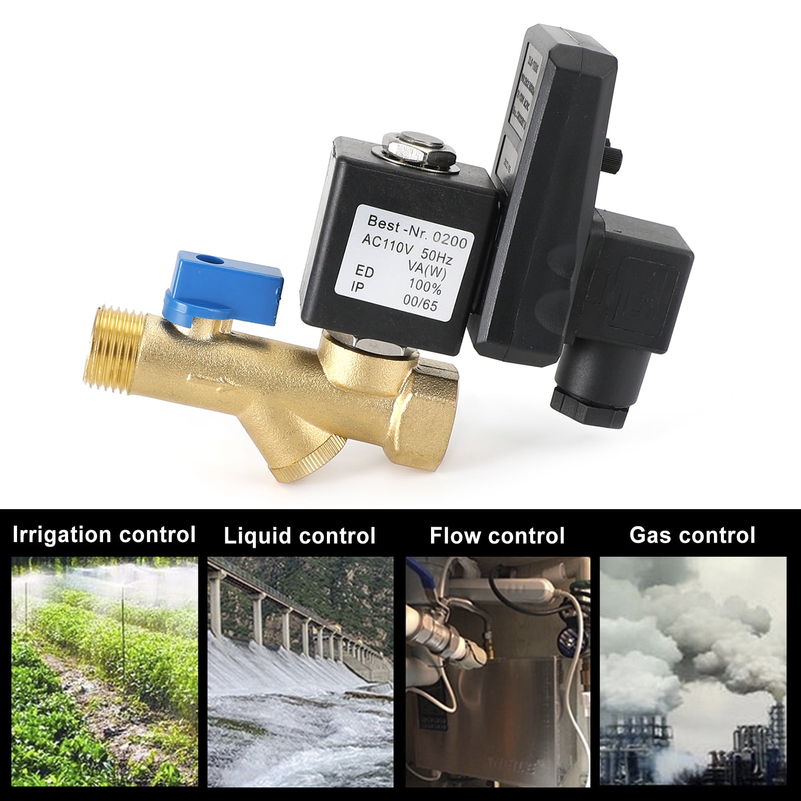 Ac110V 1/2" Multifunction Automatic Electronic Timed Air Compressed ...