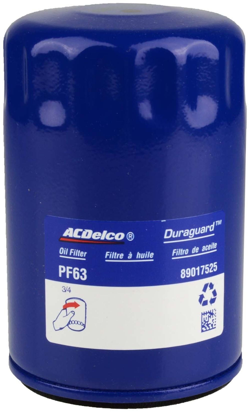 AcDelco PF63 Engine Oil Filter Fits select: 2014-2023 CHEVROLET ...