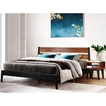Acacia Callisto Solid Wood Bed Frame with Headboard, Signature ...