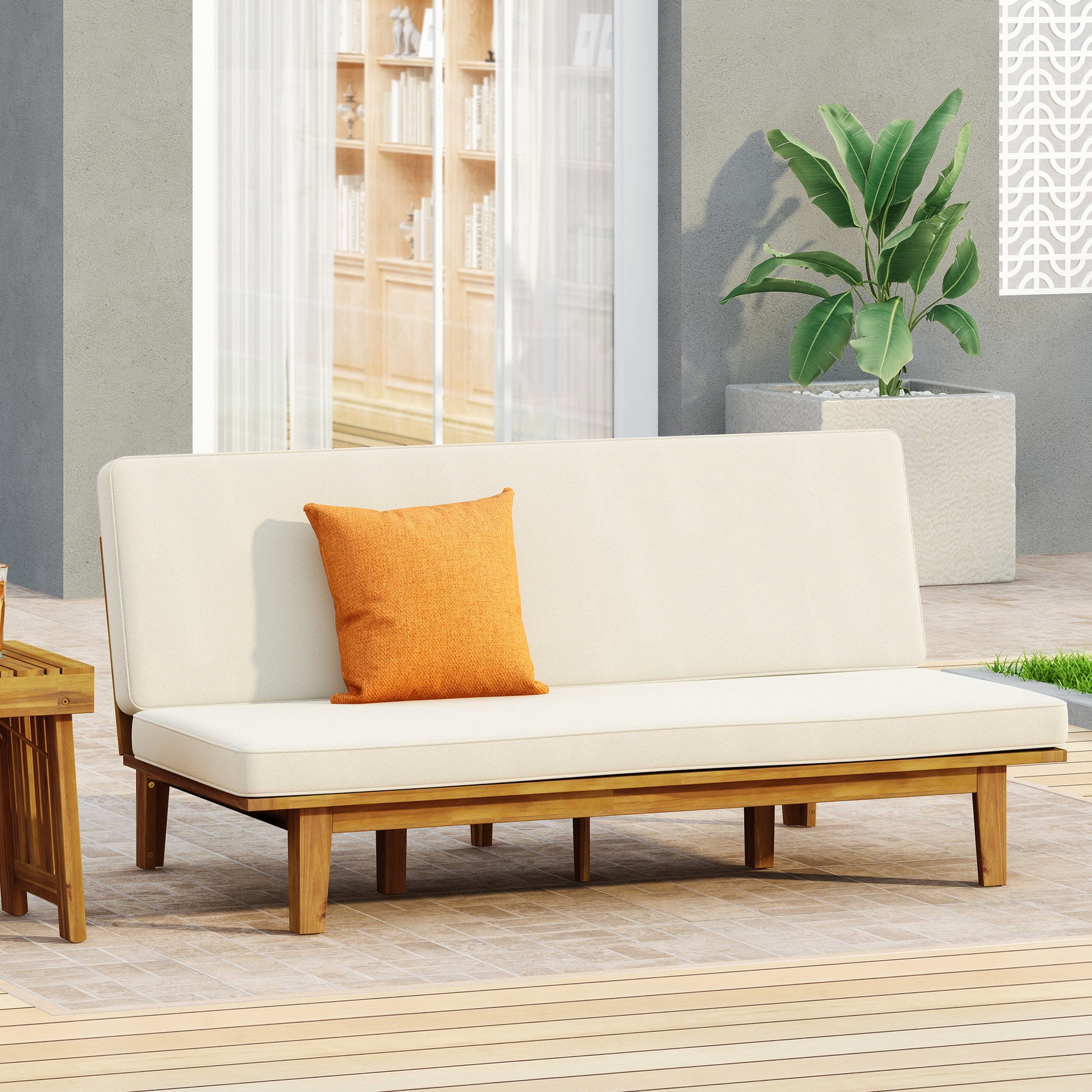 Acacia Daybed Utility / Poolside Lounging / Non-Porous Cushions ...