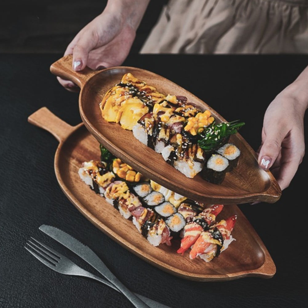 Acacia Leaf Shaped Tray, Snack Tray - Suitable For Desserts And Party ...