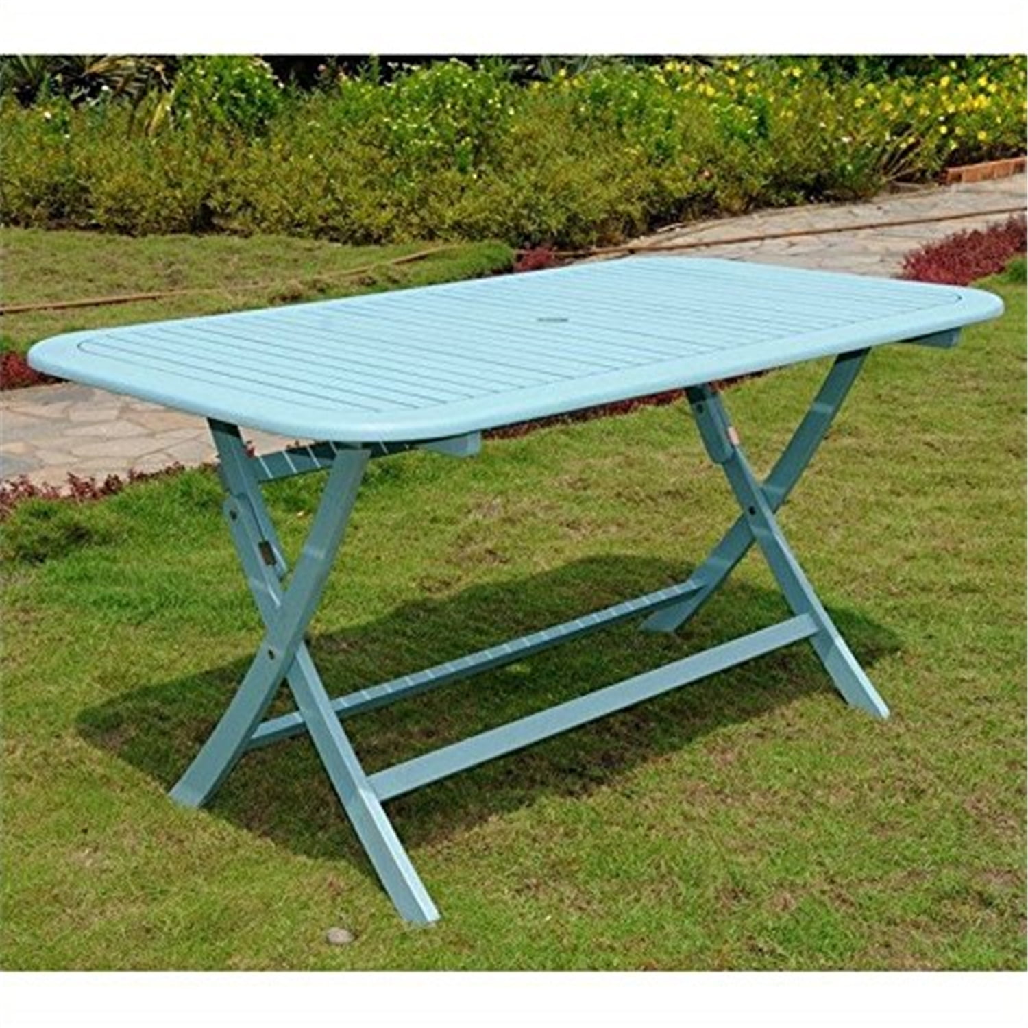 Acacia Rectangular Folding Table - Walmart.com