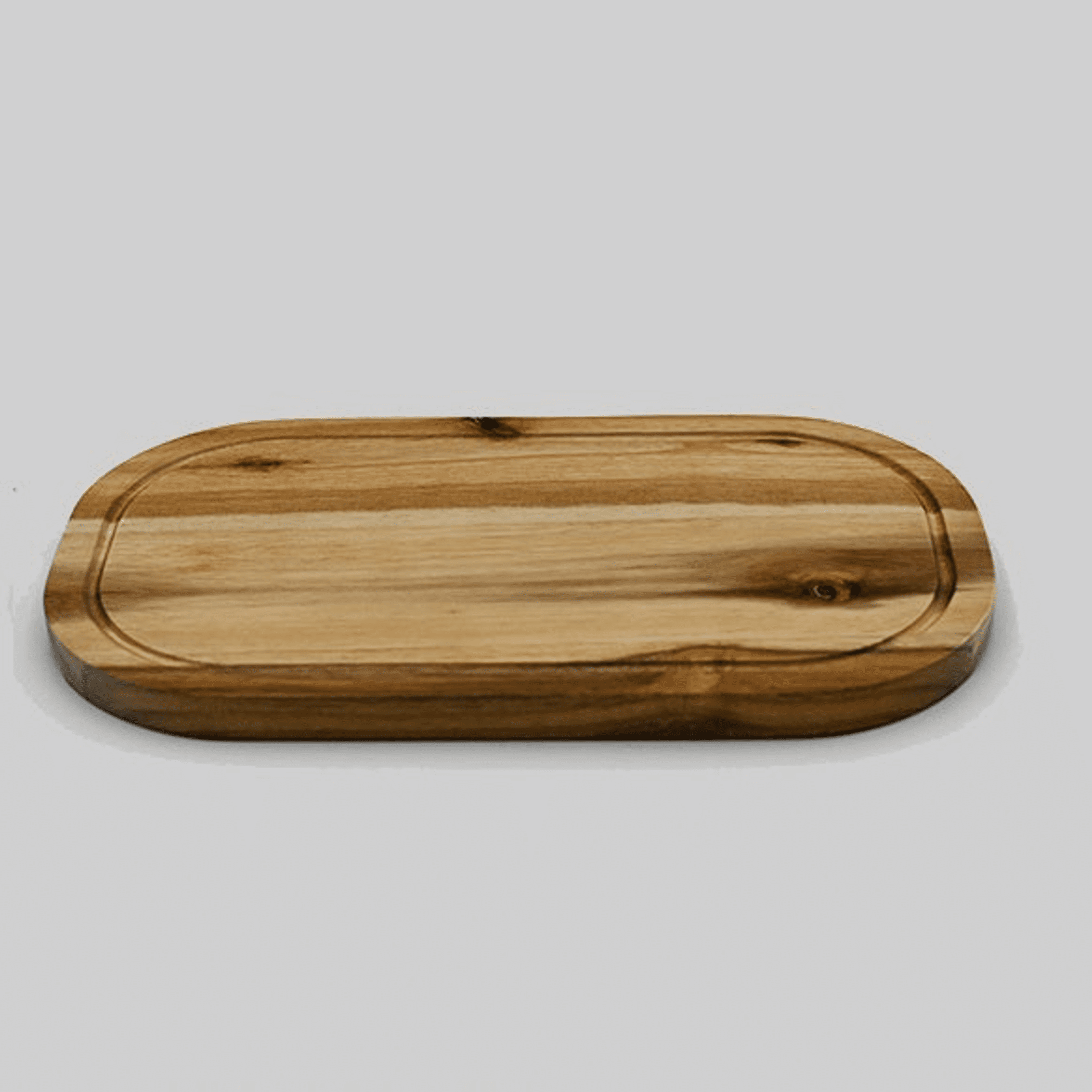 Acacia Serving Rounded cutting Board[ 14" X 8" Wood ] - Walmart.com
