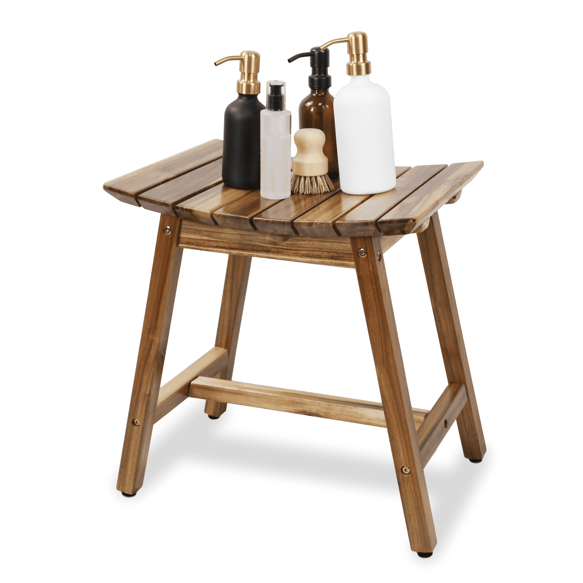 Acacia Shower Stool Bench Chair for Inside Shower to sit on, 18 Inches ...