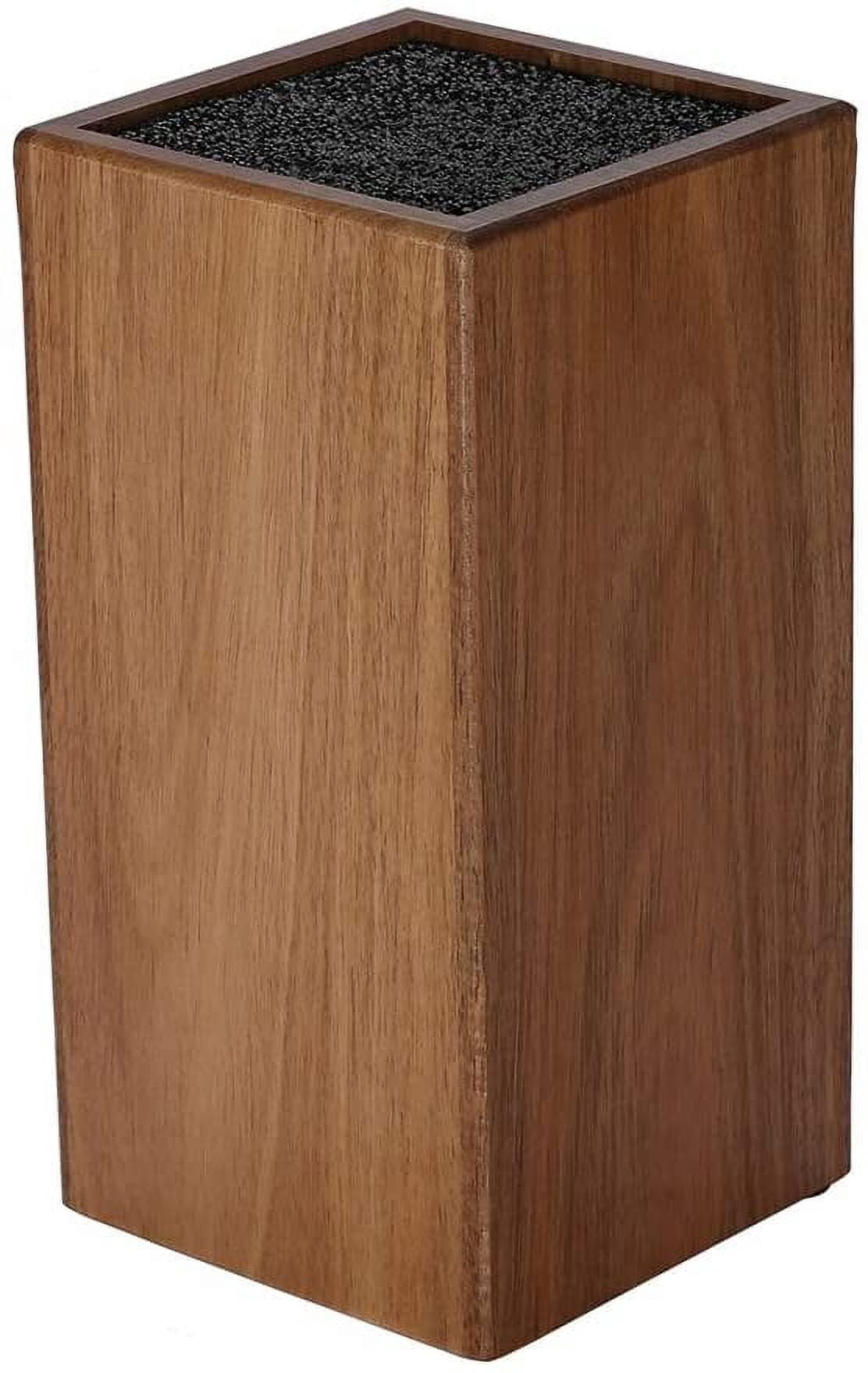 Acacia Wood Blade Holder with Bristles，Knife Holder, Large Capacity ...