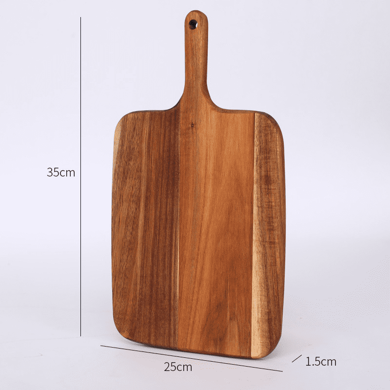 Acacia Wood Cutting Board, Heavy-Duty Solid Wood Chopping Board for ...