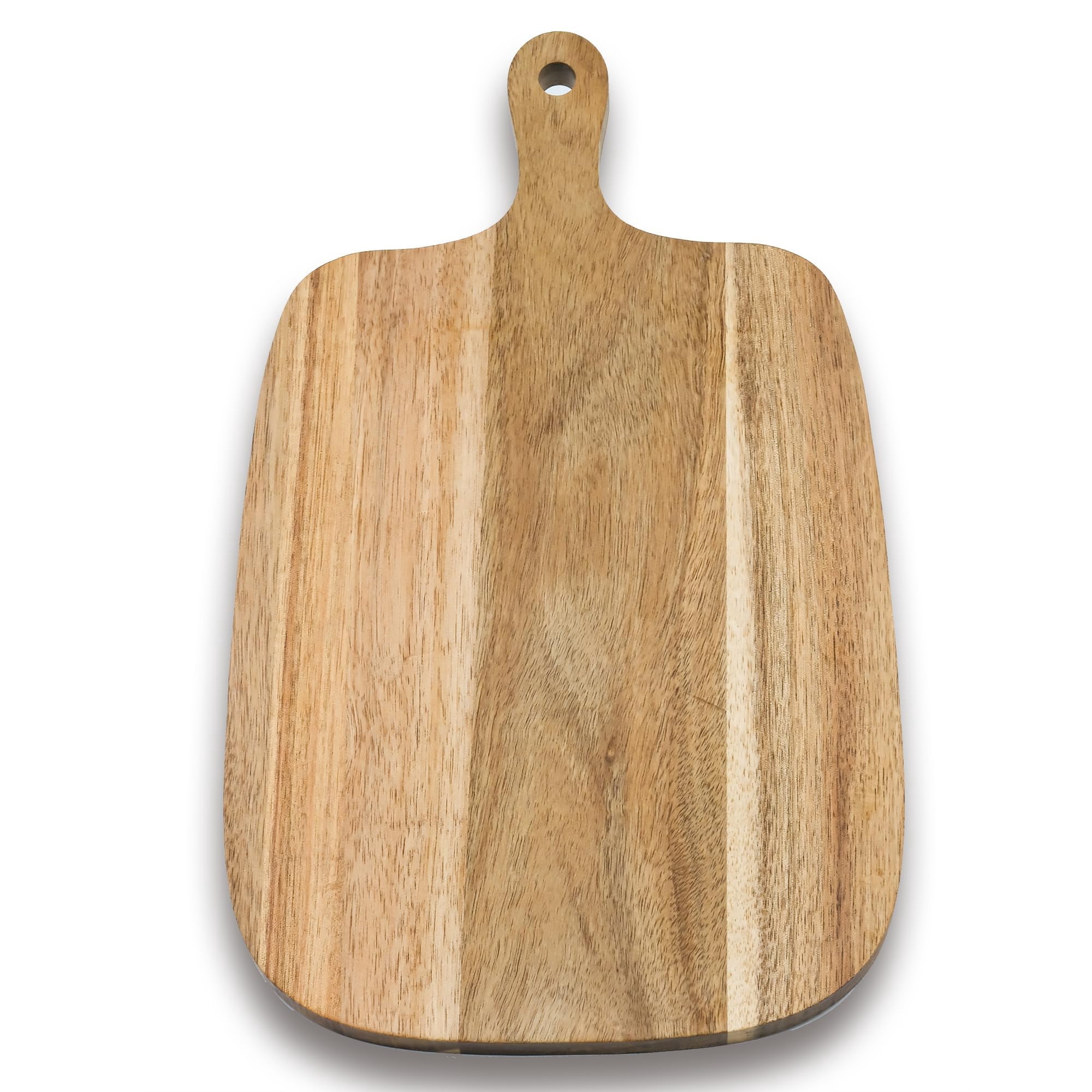 Acacia Wood Cutting Board, Small Wood Cutting Board with Handle for ...