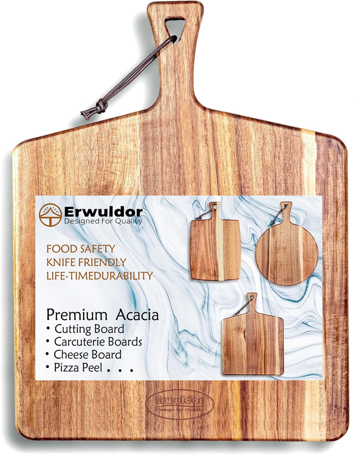 Acacia Wood Cutting Board-Square 17x13\u201d.wood cutting board with ...