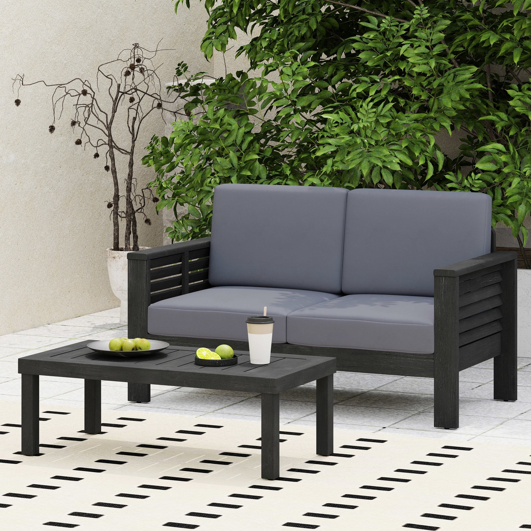 Acacia Wood - Foam Filler Cushions - Backyard Party - Cozy Seating ...