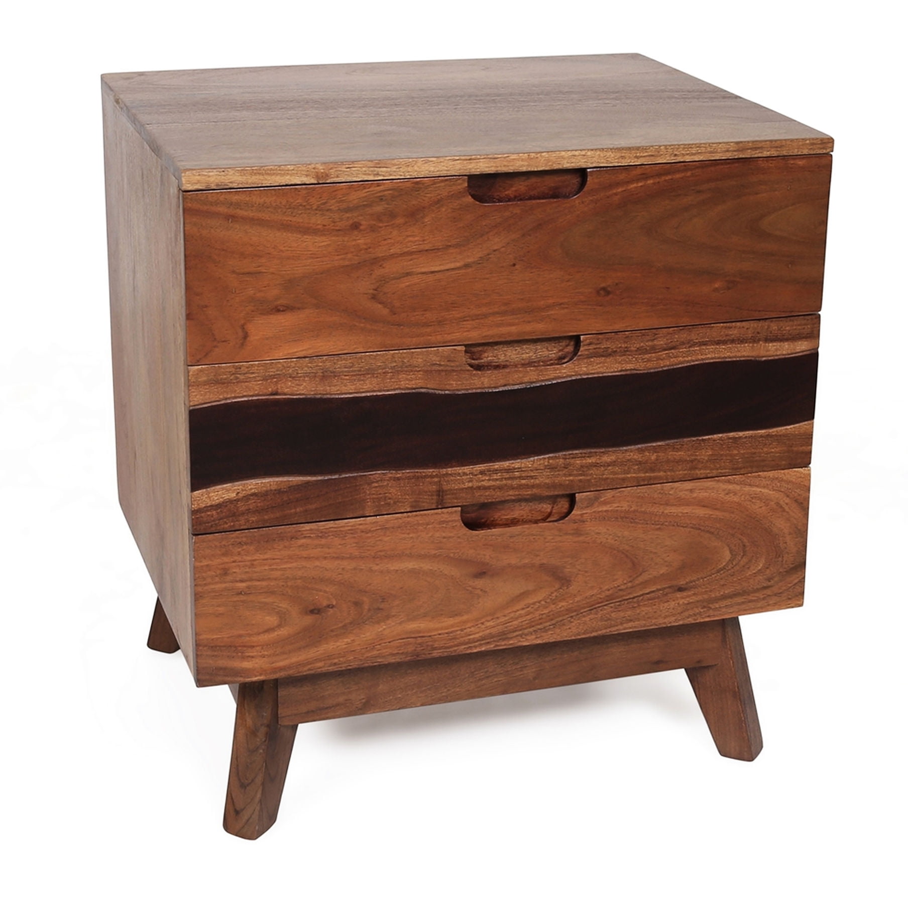 Acacia Wood Furniture / Nightstand or Living Room Side Piece / Enriches ...