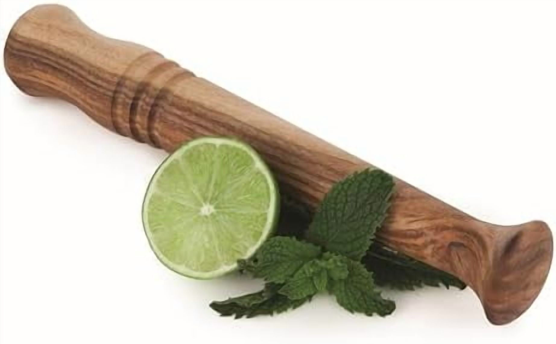 Acacia Wood Mojito Muddler for Cocktails with Jute Storage Pouch, Bar ...