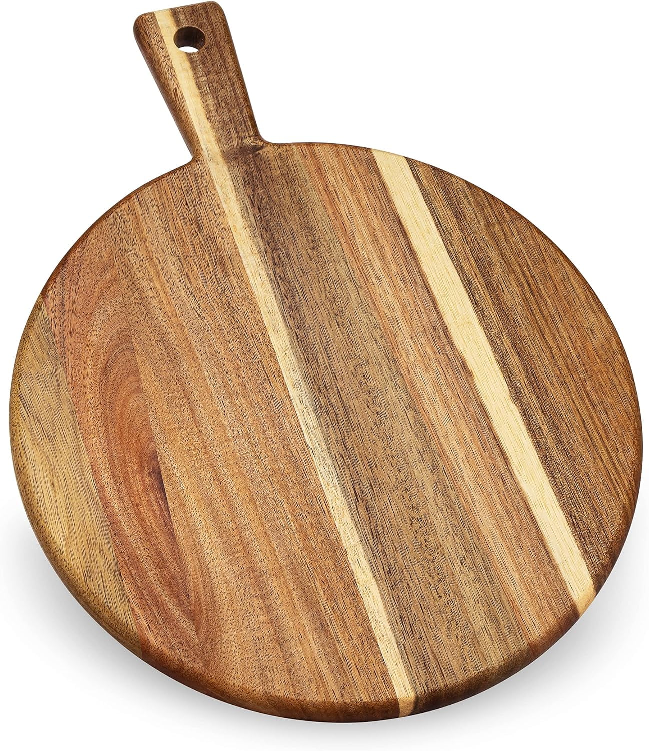 Acacia Wood Rectangle Cutting Board and Chopping Board with Handle for ...