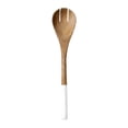 Acacia Wood Spatula and Soup Ladle Set, Natural Acacia Hardwood Kitchen ...