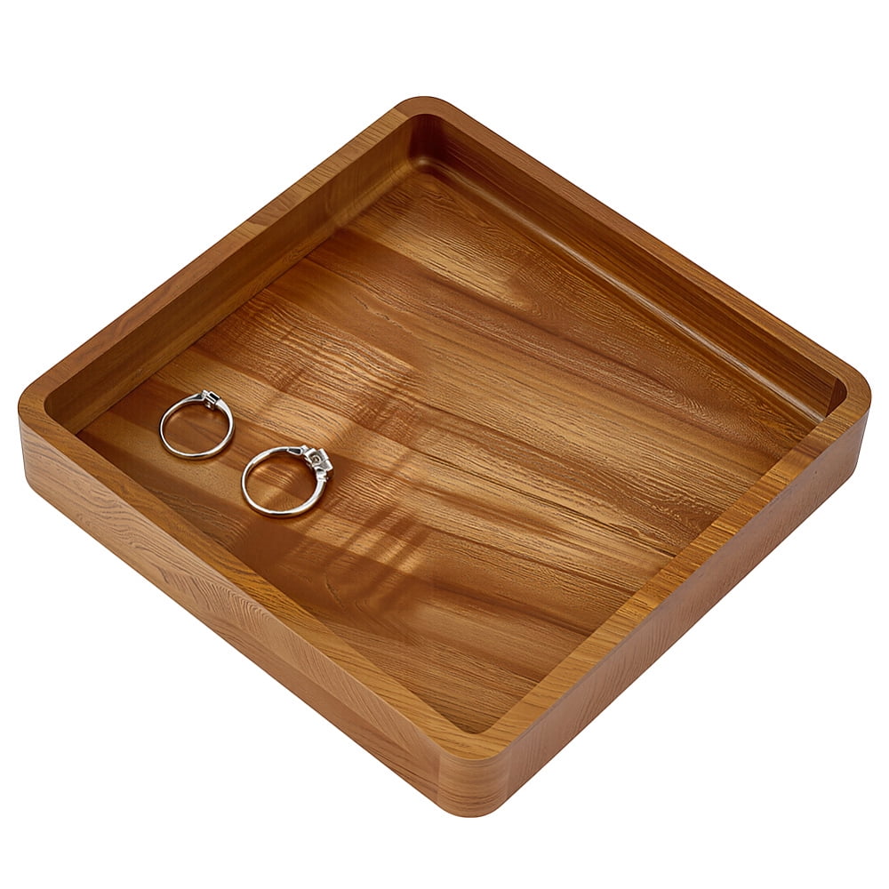Acacia Wood Square Serving Tray Square Wood Serving Platter for Display ...