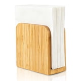 Acacia Wood Upright Napkin Holder–Rustic Wooden Holder for Kitchen ...