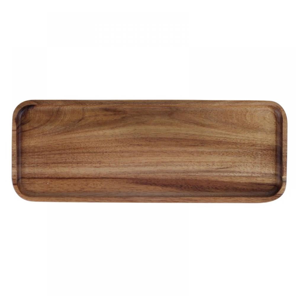 Acacia Wooden Serving Platter 1PC for Bar Coffee Party Rectangle Food ...