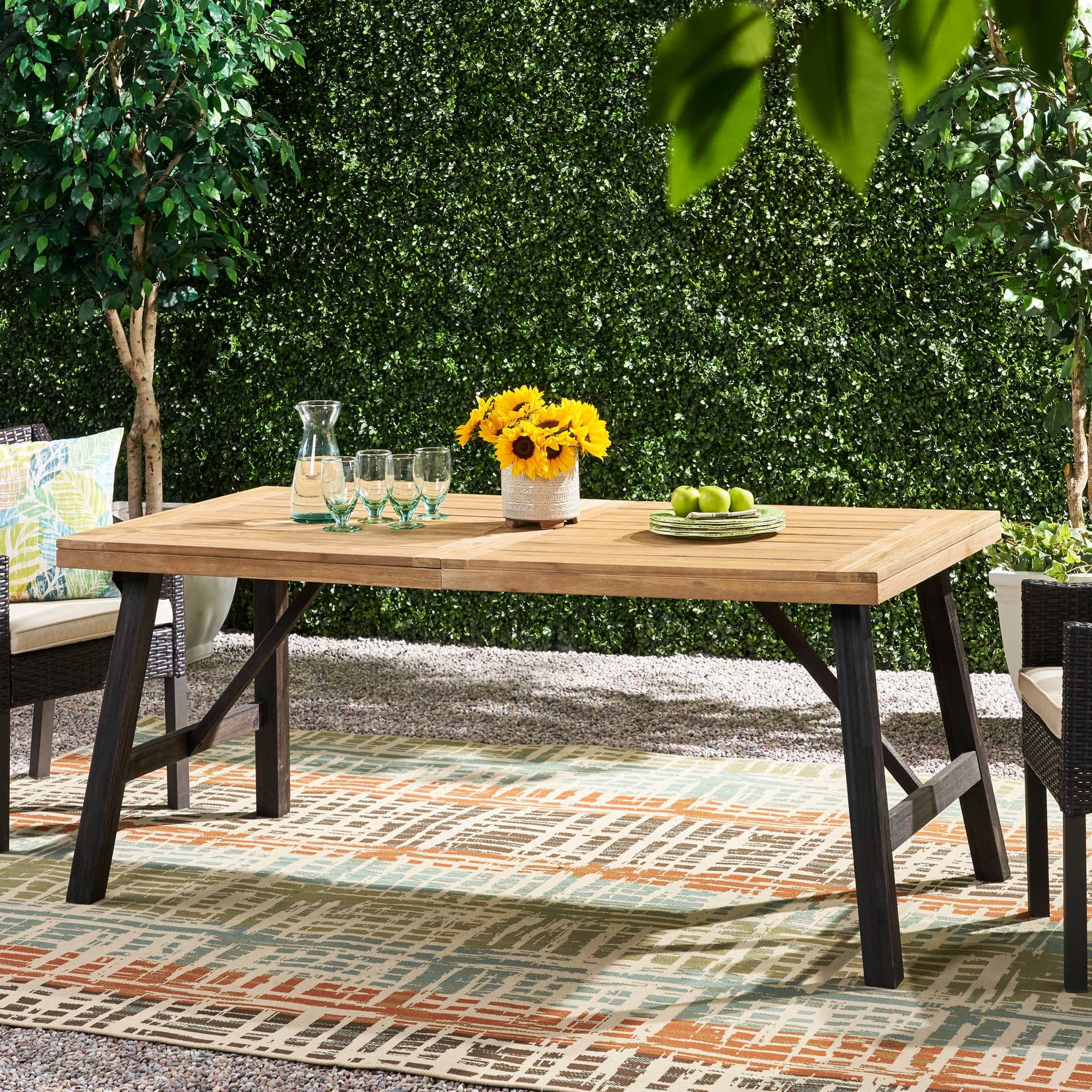 Acacia with Slat - Weather Resistant Design - Garden Party - Stable and ...